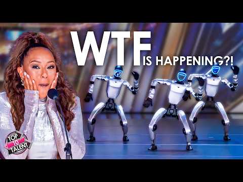 They Thought He Was Dancing On His Own... Until Robots RAIDED The Stage And Took Over!