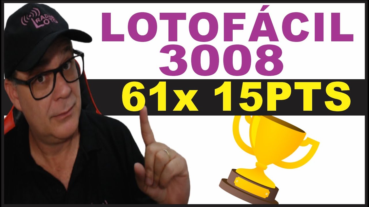 Lotofácil 3008 Sugestão Campeã de 21 Dezenas - YouTube