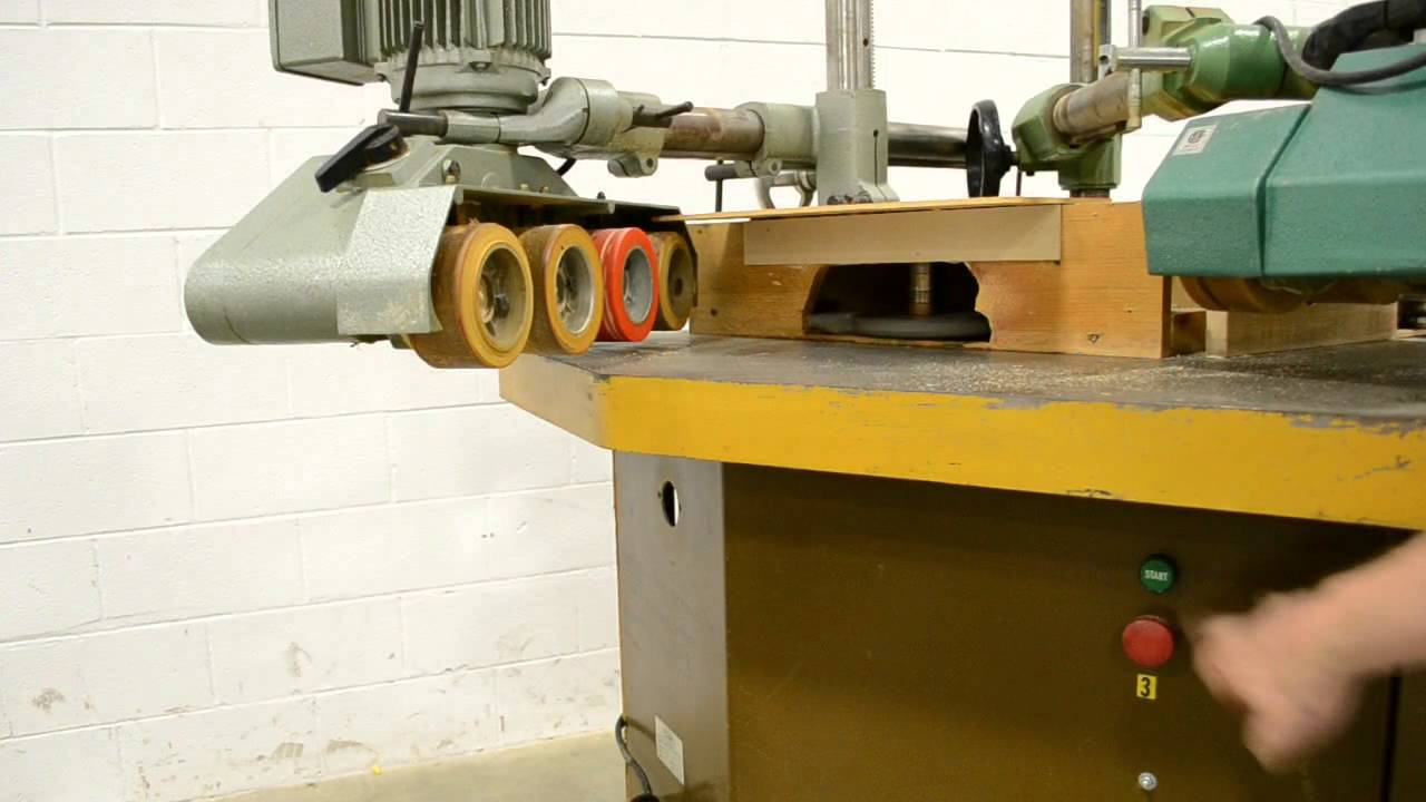 Ritter R-30 Multi Spindle Shaper w/ (2) Power Feeders - YouTube