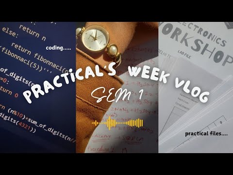 Practical's week vlog 👀|| study vlog 😵‍💫|| coding..|| Riya Chhabra. - YouTube