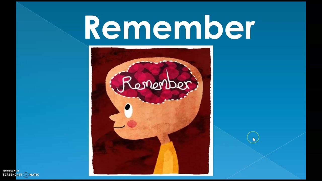 Remember, Remind, Recognise, Forget | Vocabulary Review Lesson ESL EFL ...