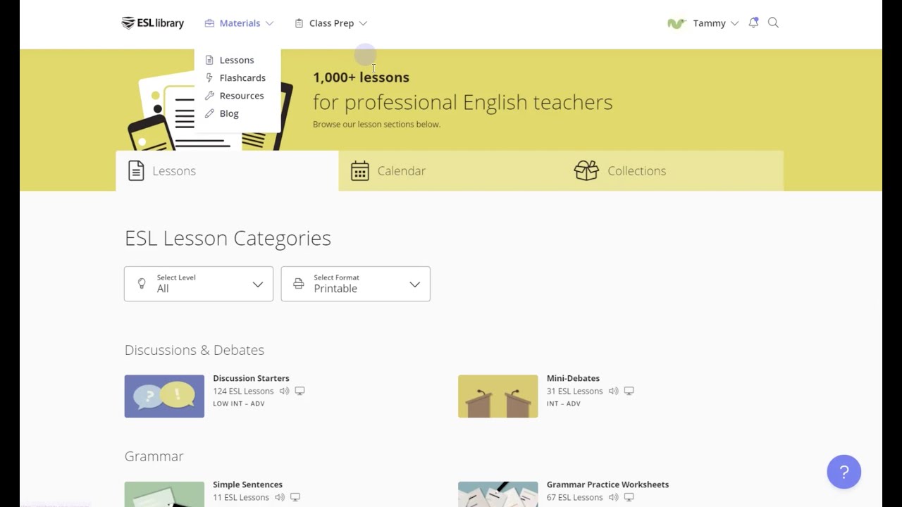Teach Online with ESL Library - YouTube
