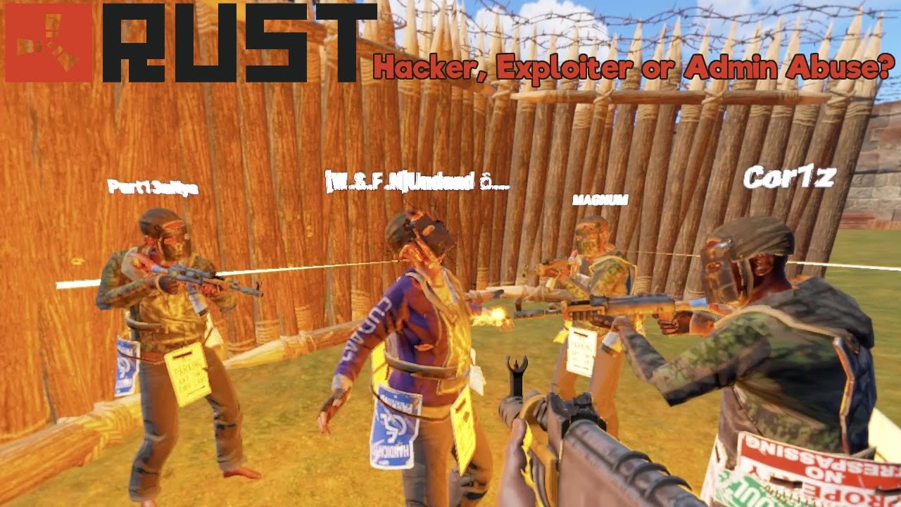 Hacker, Exploiter or Admin Abuse? - Rust - YouTube