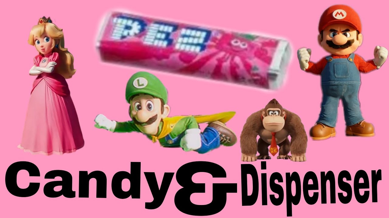 Super Mario Pez Candy & Dispenser / New Review - YouTube