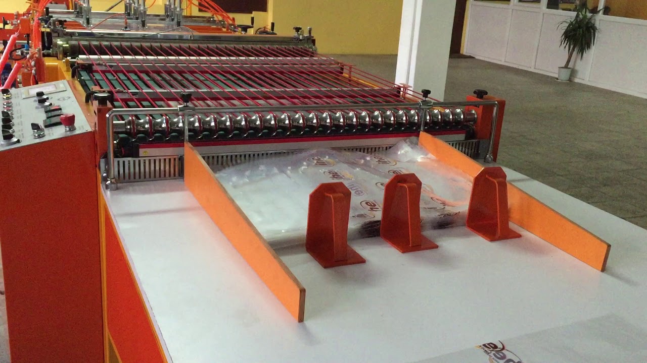 BMS110P AUTOMATIC BAG CUTTING MACHINE - YouTube