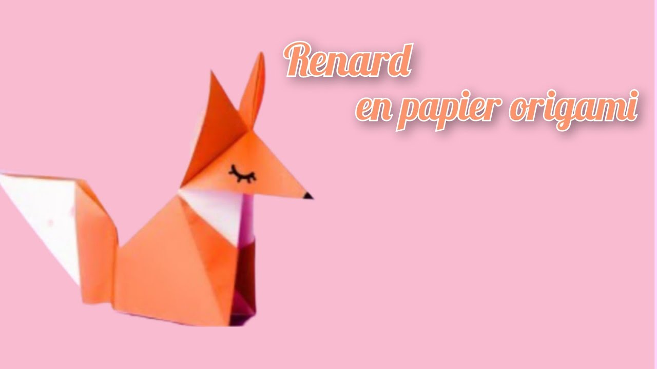 Renard origami facile. Comment faire un renard en papier | DIY origami ...