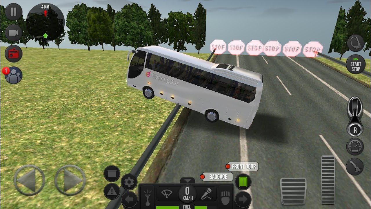 BUS driving simulator ultimate 2019 crash - YouTube