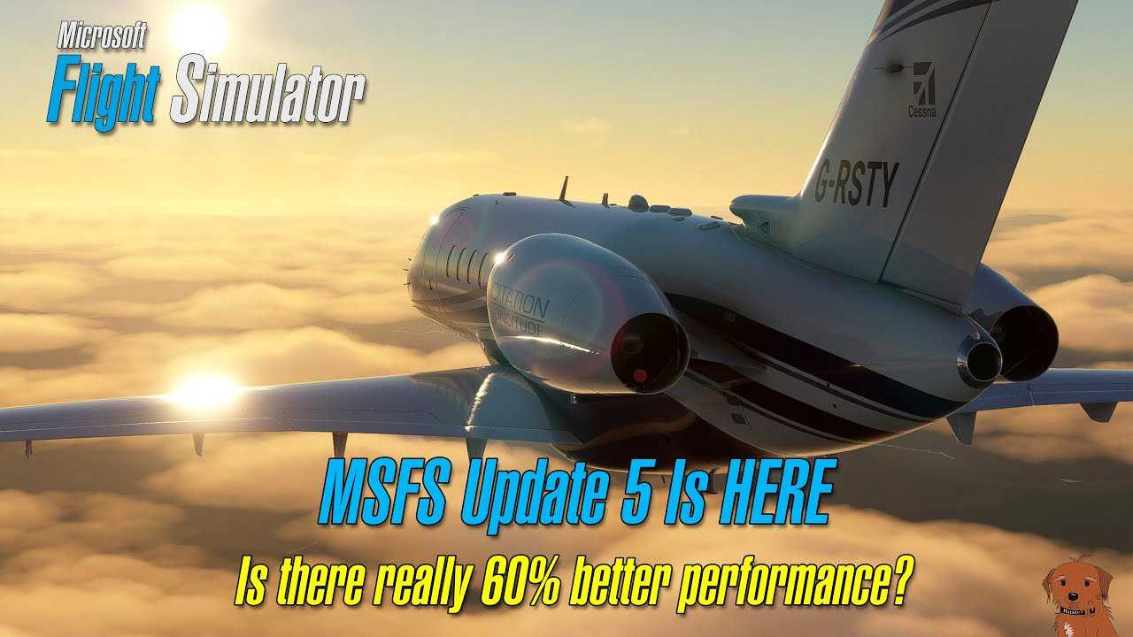 Microsoft Flight Simulator - UPDATE 5 - 60% better performance?? - YouTube