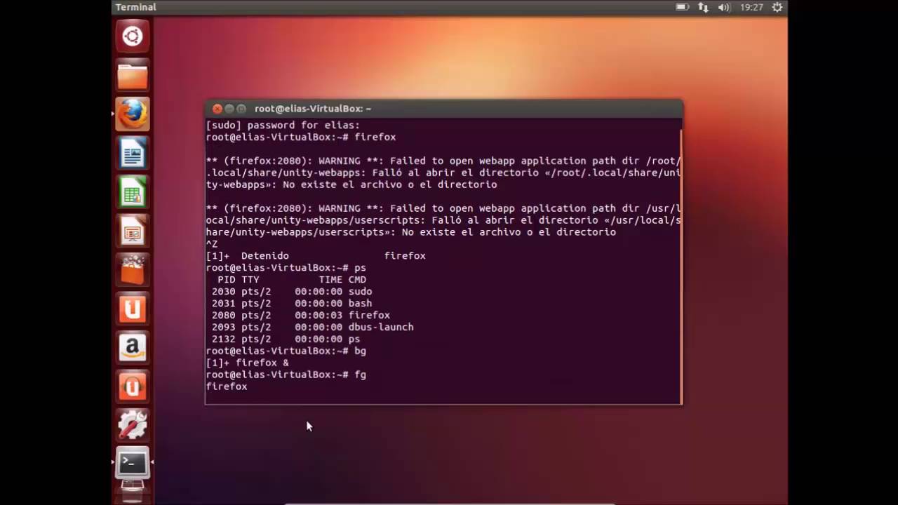 Administrar procesos en Linux Ubuntu - YouTube
