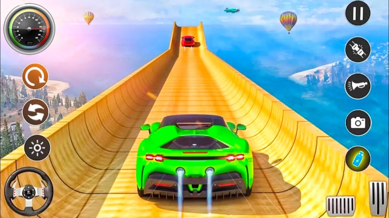 Superhero Mega Ramp - GT Car Stunt Racing Games - Android GamePlay ...
