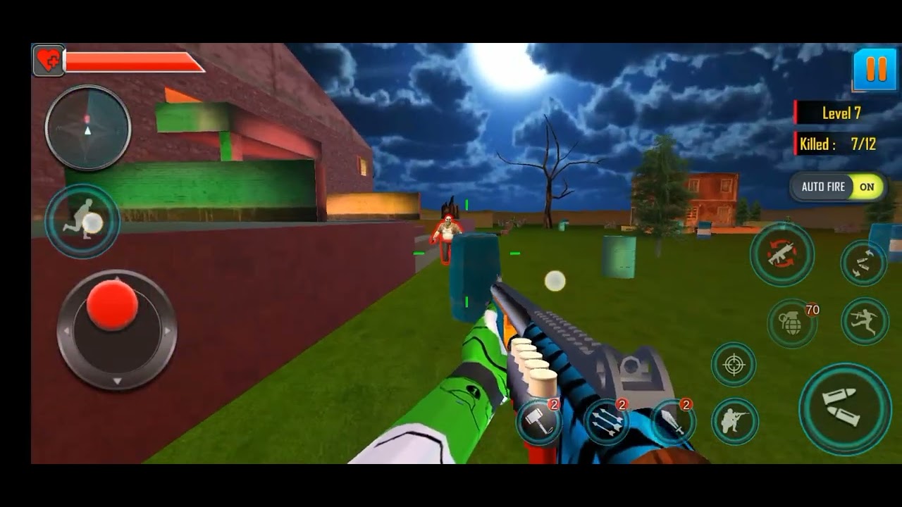 Zombie gun game 🎯🤣 - YouTube