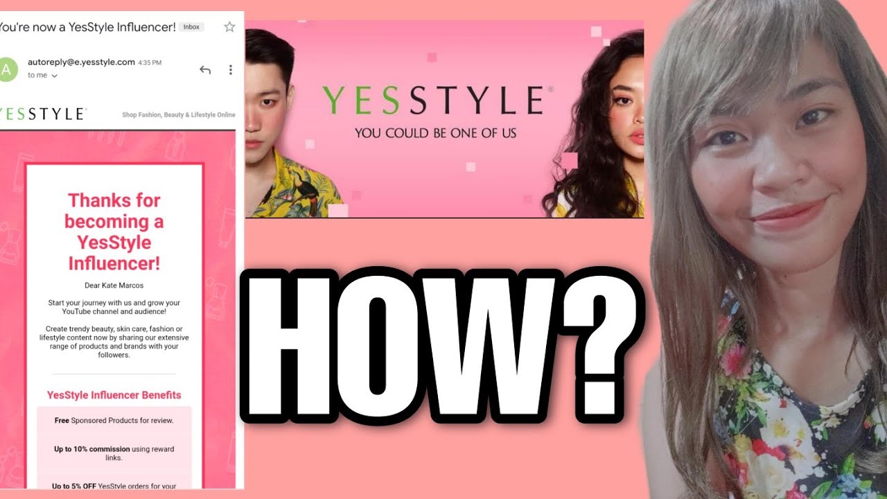[TUTORIAL 0013] YESSTYLE INFLUENCER + PAY IN APP | KATE M - YouTube