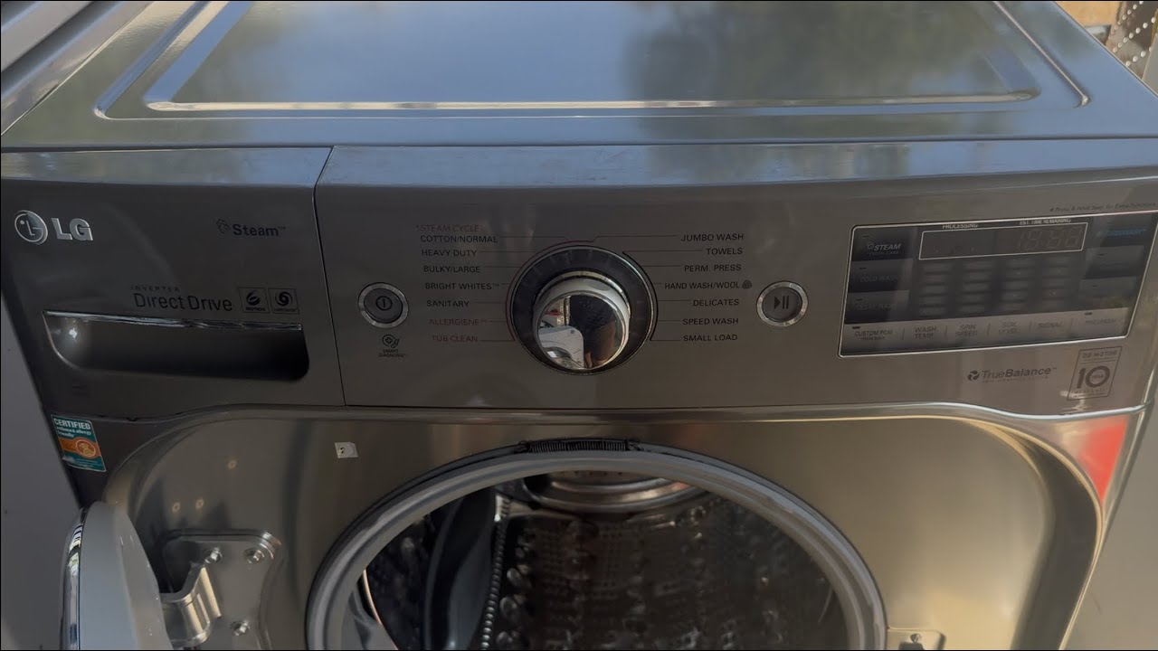 LG front load washer water pump motor replacement - YouTube