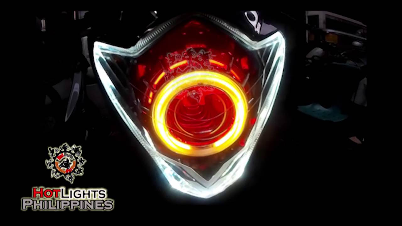 Raider 150 with AES 5inch projector + Led Liining Setup (HotLights ...