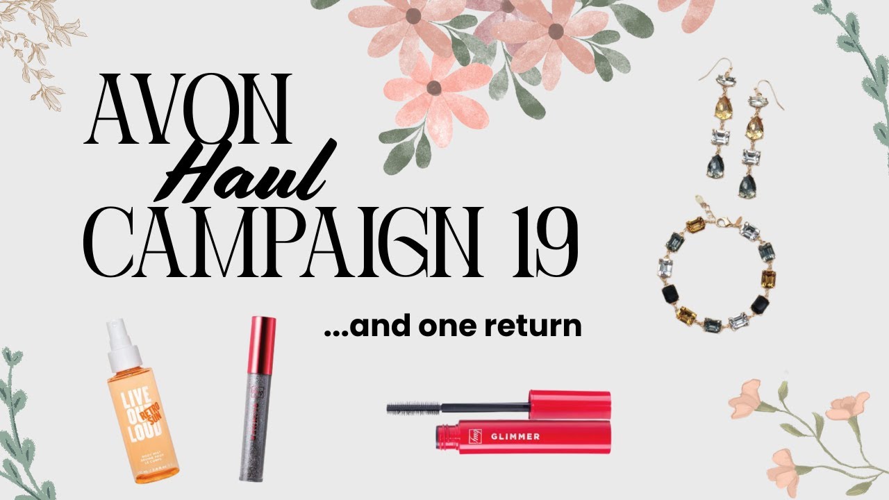 Mascara, Mists & Misses | Avon Campaign 19 Haul - YouTube