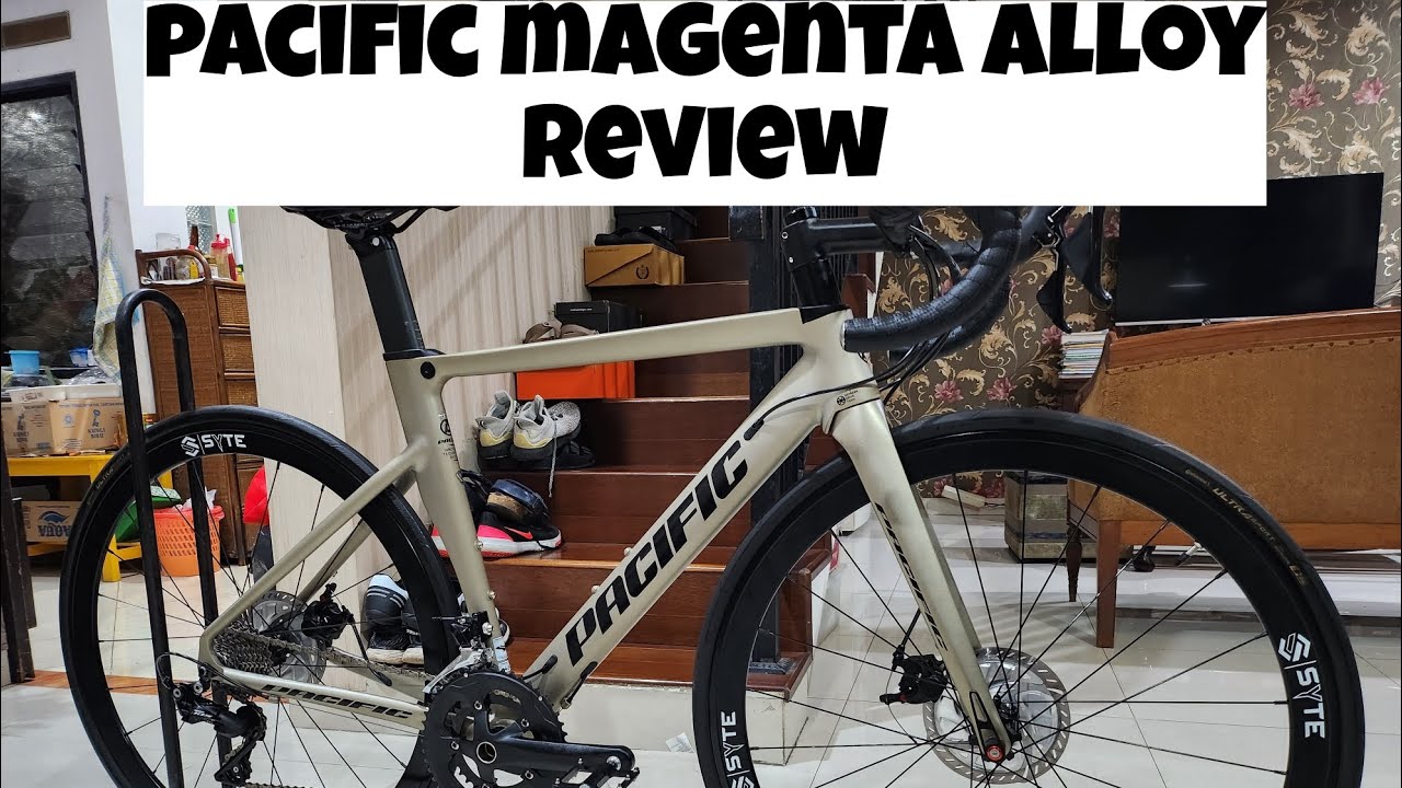 PACIFIC MAGENTA ALLOY REVIEW SUDAH SHIMANO 105 - YouTube