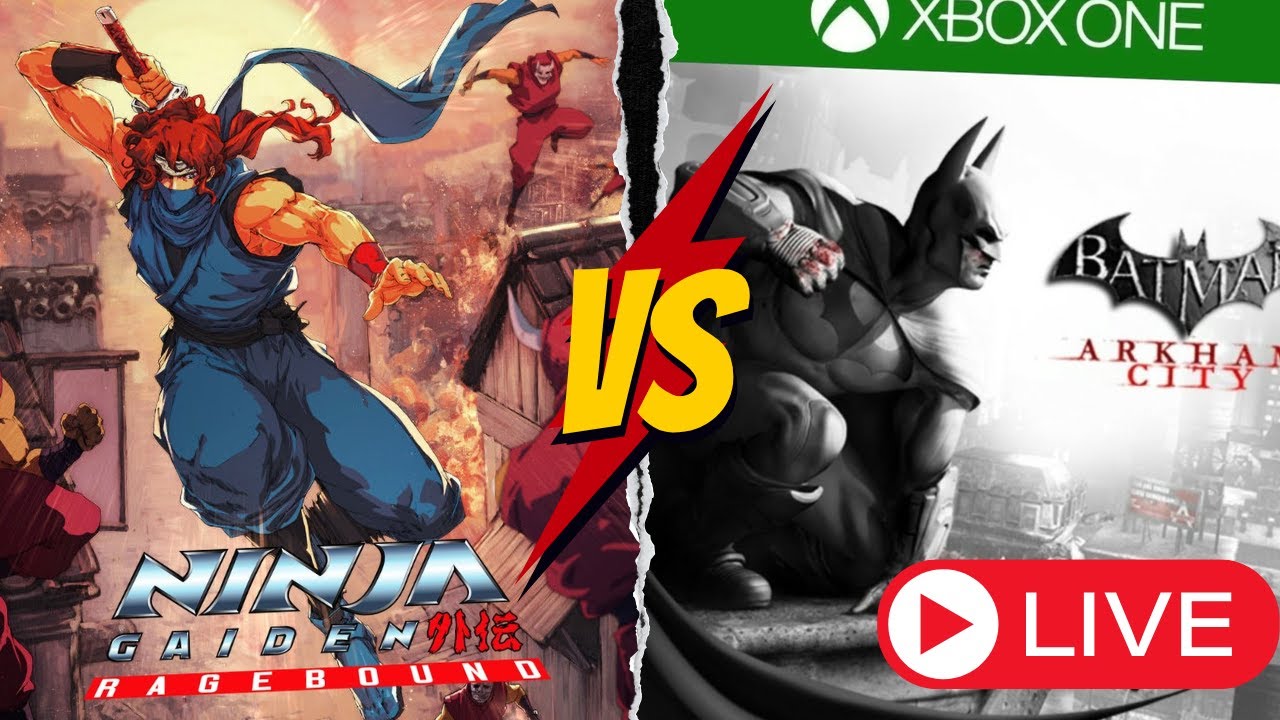 ESTREIA ao VIVO! Jogando NINJA GAIDEN RAGEBOUND e BATMAN ARKHAM CITY ...