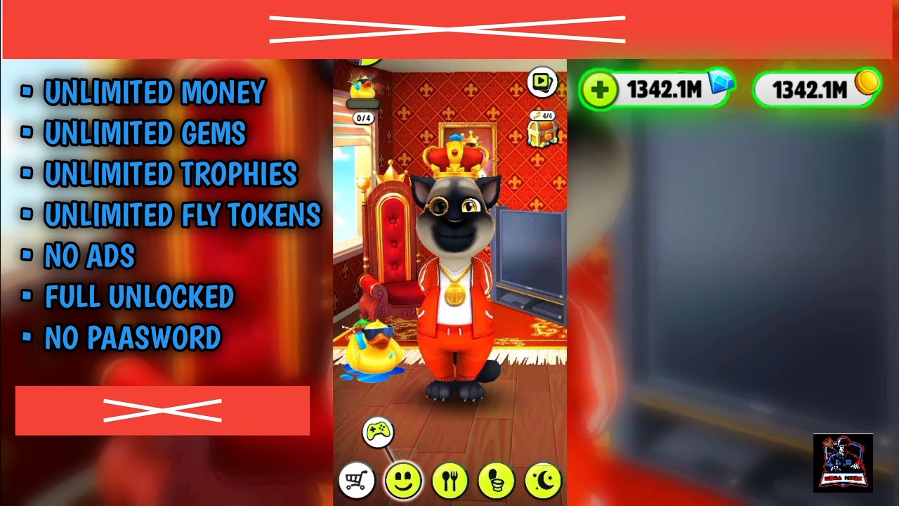 MY TALKING TOM MOD APK 2023 | LATEST VERSION 7.6.0.3422 | UNLIMITED ...