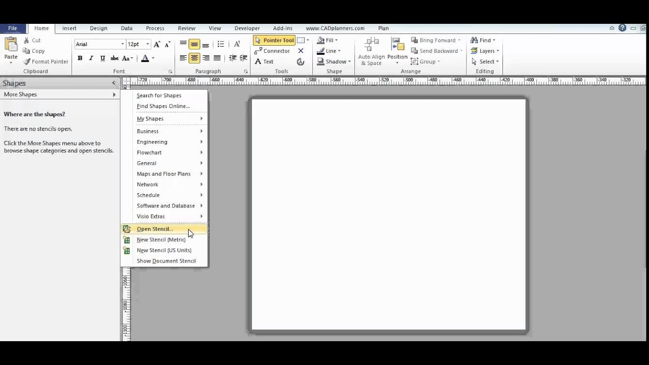 Visio Open Stencil - YouTube