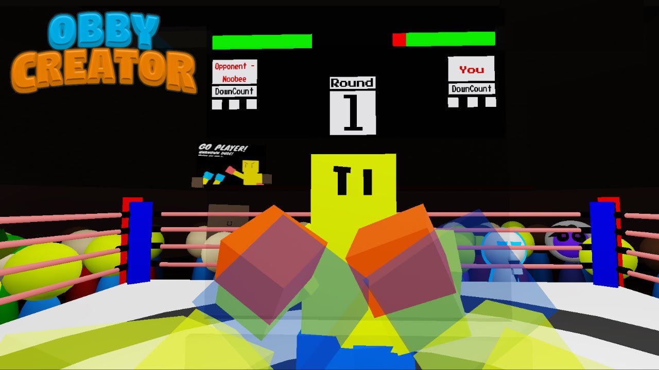 Boxing Game In Obby Creator - YouTube
