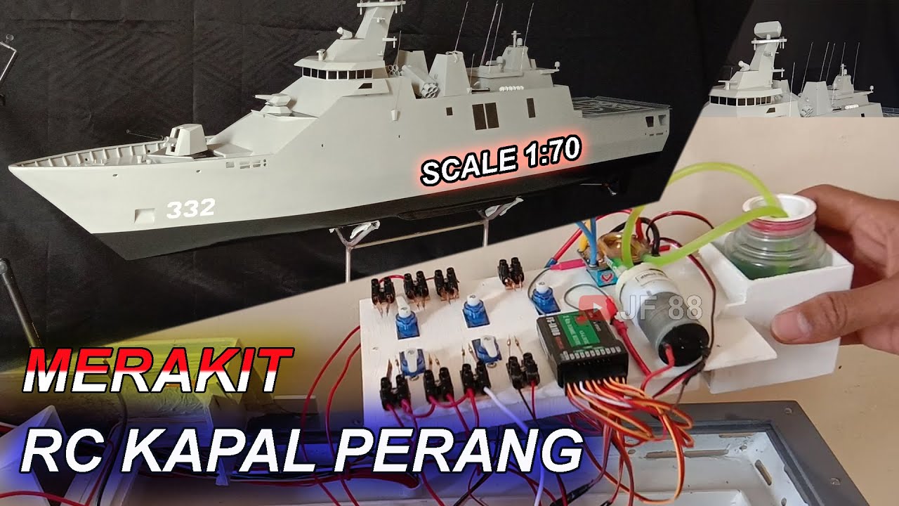 Mega Proyek RC KRI Gusti Ngurah Rai 332 Kapal Perang Indonesia - YouTube