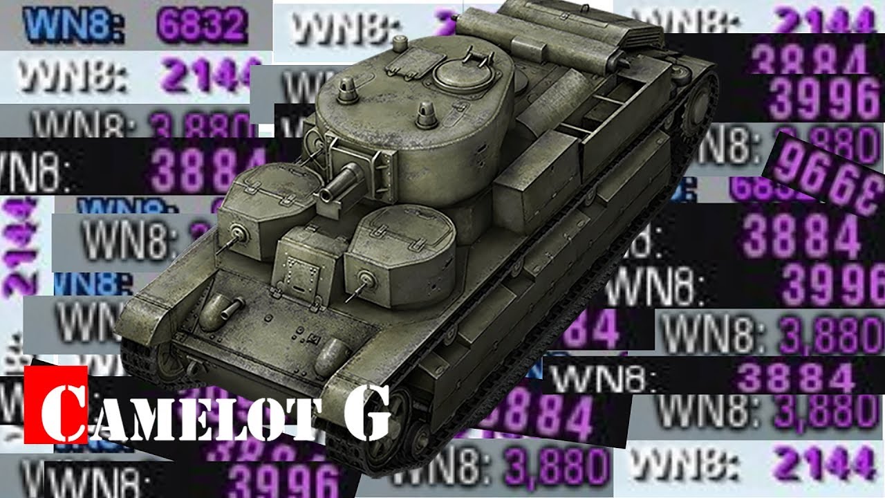 Самый лучший танк для поднятия статистики WN8 WIN8 ВН8 ВИН8 Camelot G ...