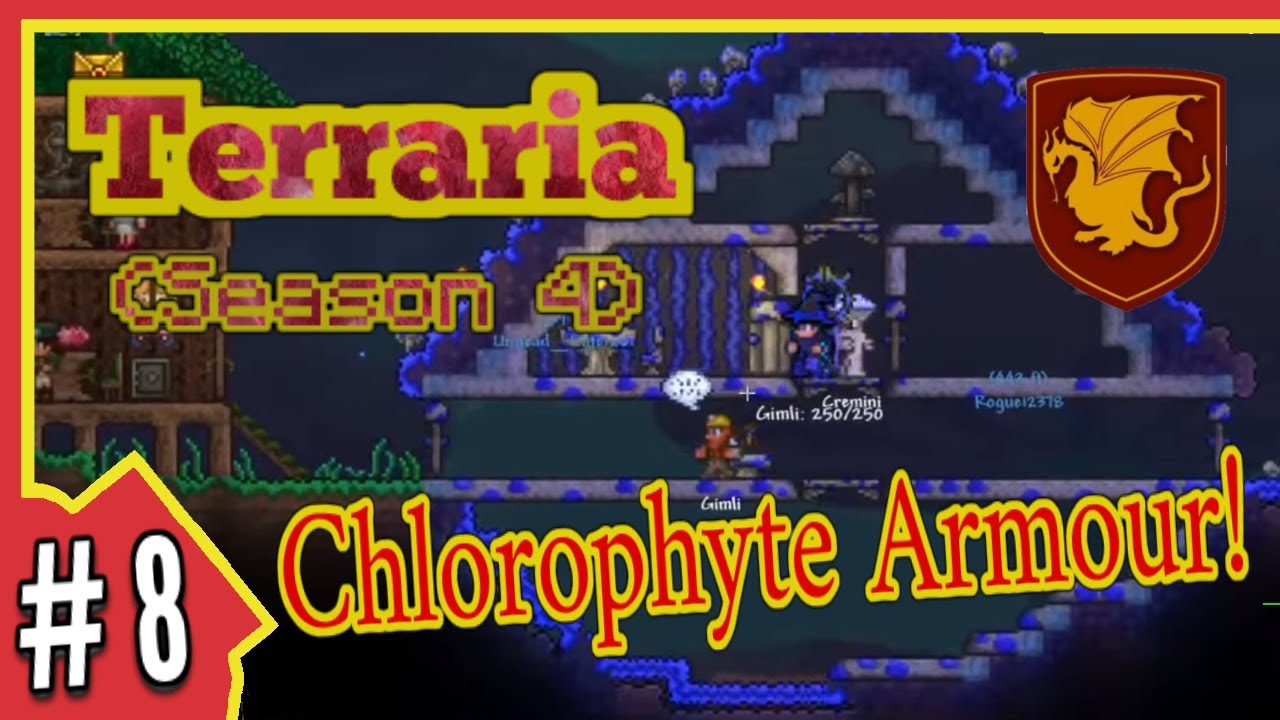Terraria - Season 4 | #8 Chlorophyte Armour! - YouTube