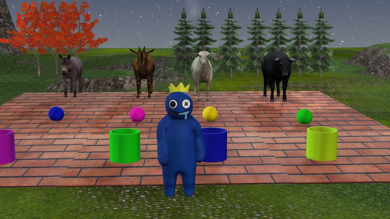The Secret Behind Blue's Mesmerizing Dance with Animated Animals - YouTube