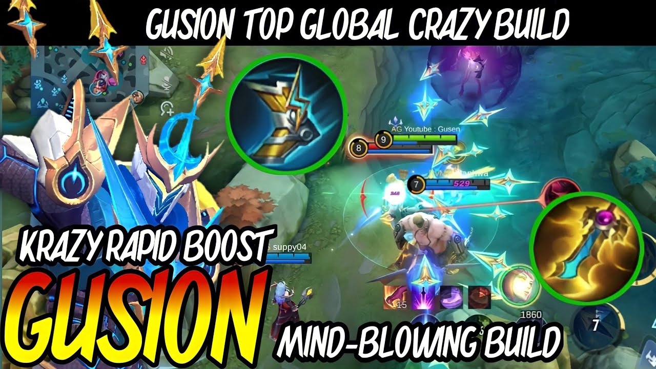 Crazy Rapid Boots+Golden Staff New Meta Full Gameplay!! - Build Top 1 ...