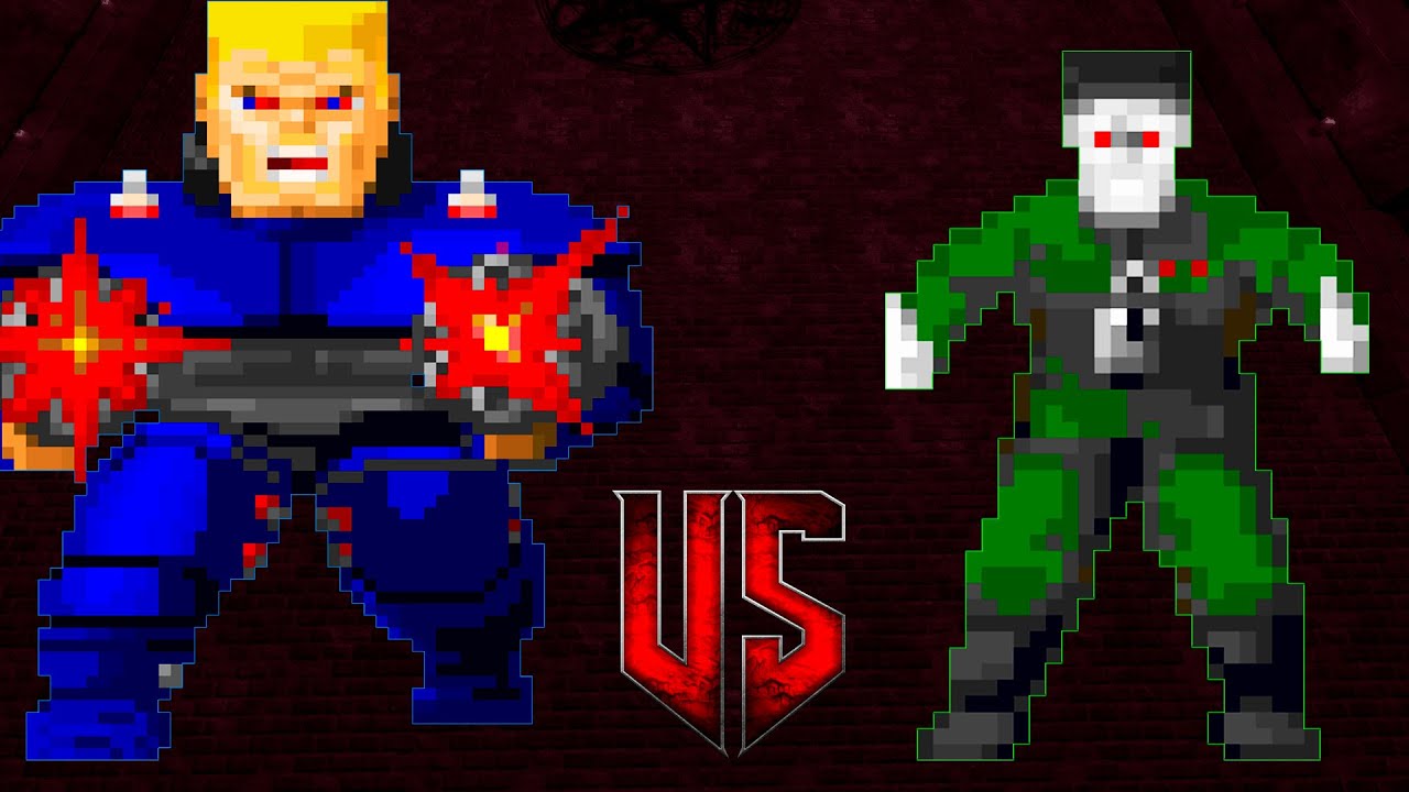 Hans Grösse vs Mutants - Wolfenstein 3D : Monster Infighting - DOOM ...