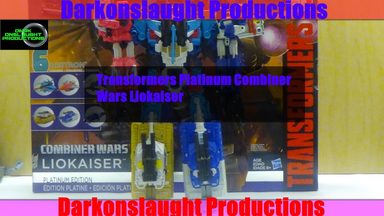 Transformers Platinum Combiner Wars Liokaiser Review - YouTube