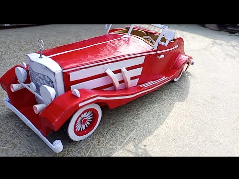 How To Make (1936) Mercedes Roadster Car || Cardboard - DIY ...