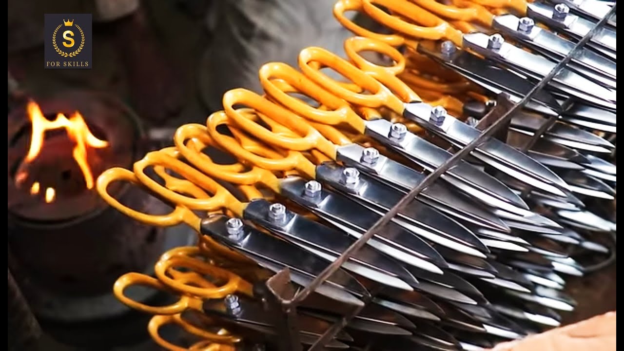 How Quality Scissors are Made | How To Make a Professional Scissors ️ ...