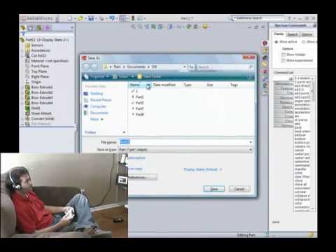 Control Solidworks with a game controller - YouTube