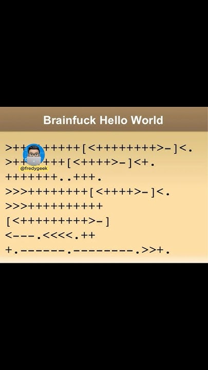 🎯 ¡El lenguaje de programación más extraño del mundo! 🤯 | Brainf*ck ...