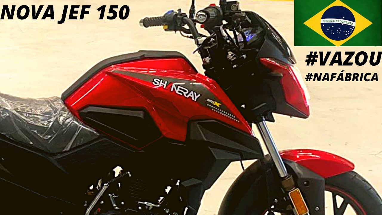VAZOU: Nova JEF 150, versão brasileira na fábrica e nova SHI 150 com ...