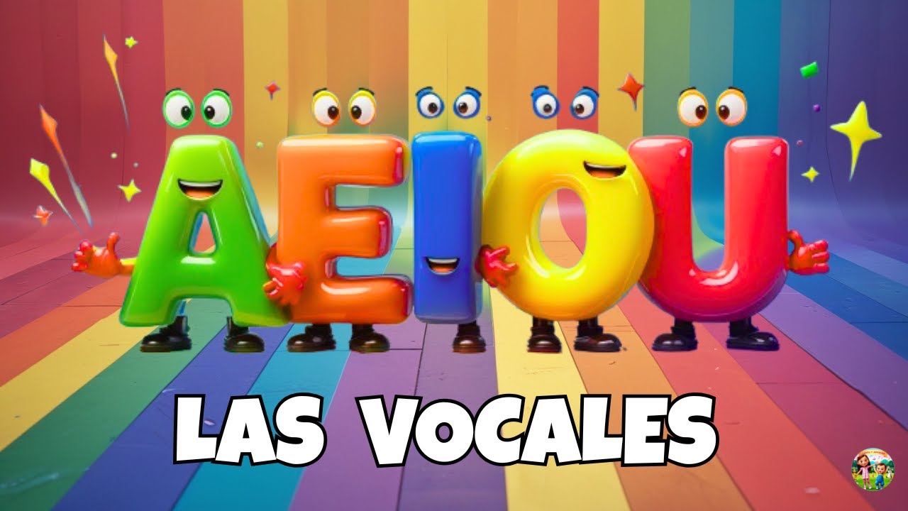 Las Vocales | Aprendde las vocales🌈 Canciones infantiles educativas ...