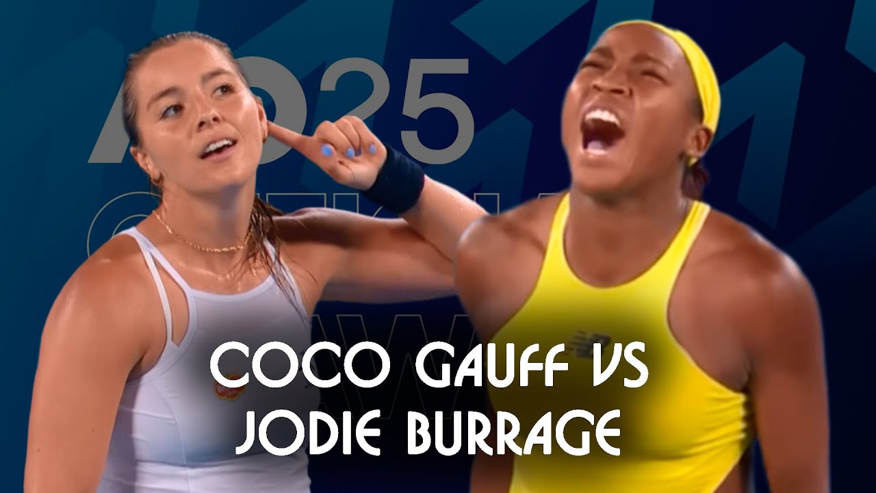 Corey Gauff reached the third round of the Australian Open - 2025 - YouTube