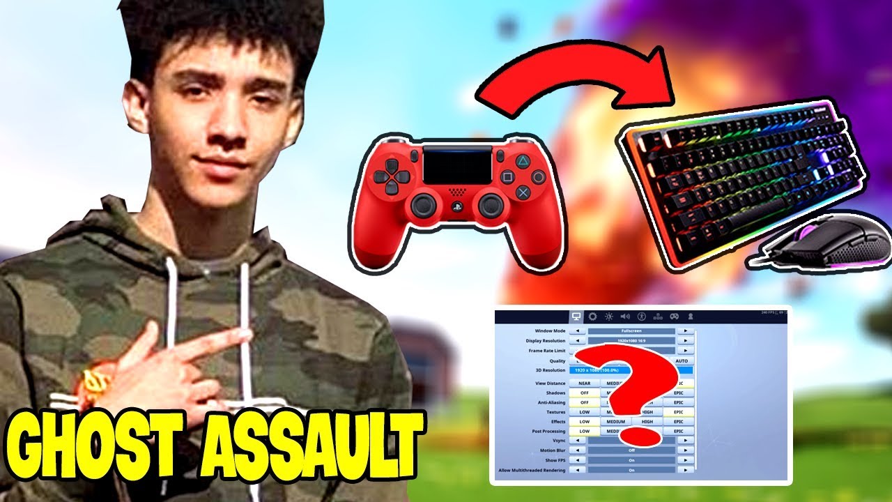 Ghost Assault Plays On MOUSE & KEYBOARD For The FIRST TIME!!!Godlike ...