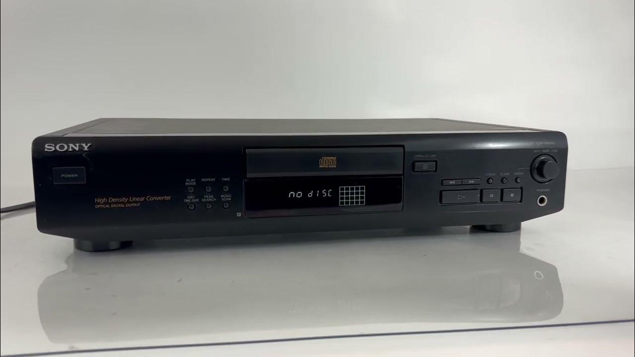 Sony CD Player CDP-XE500 High Density Linear Converter - Audiophile - YouTube