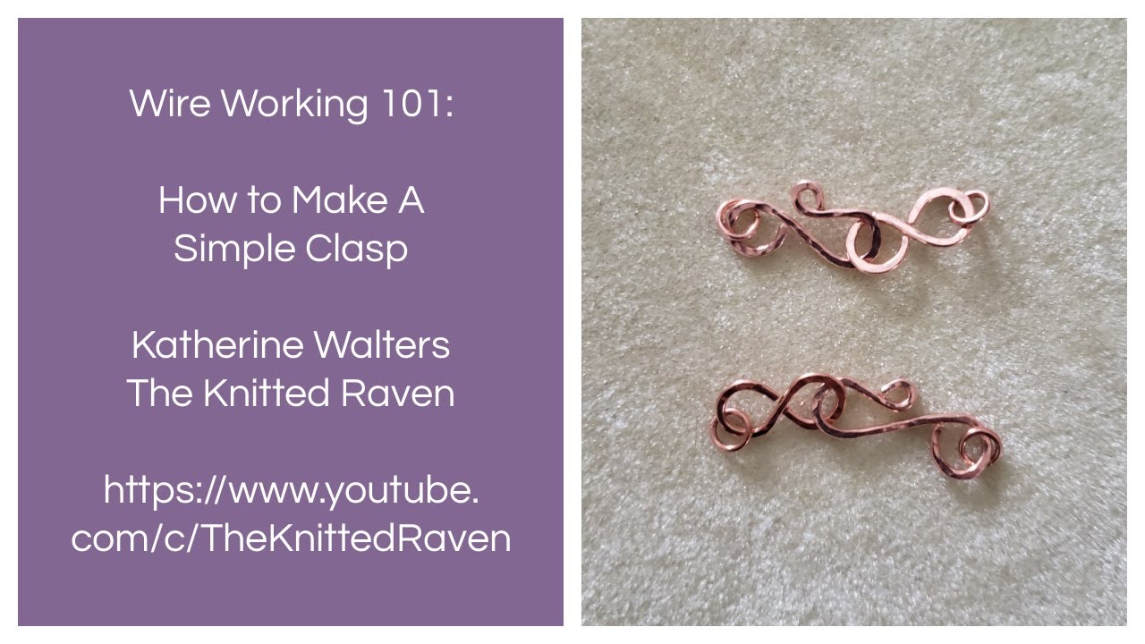 How to Make a Simple Clasp - YouTube