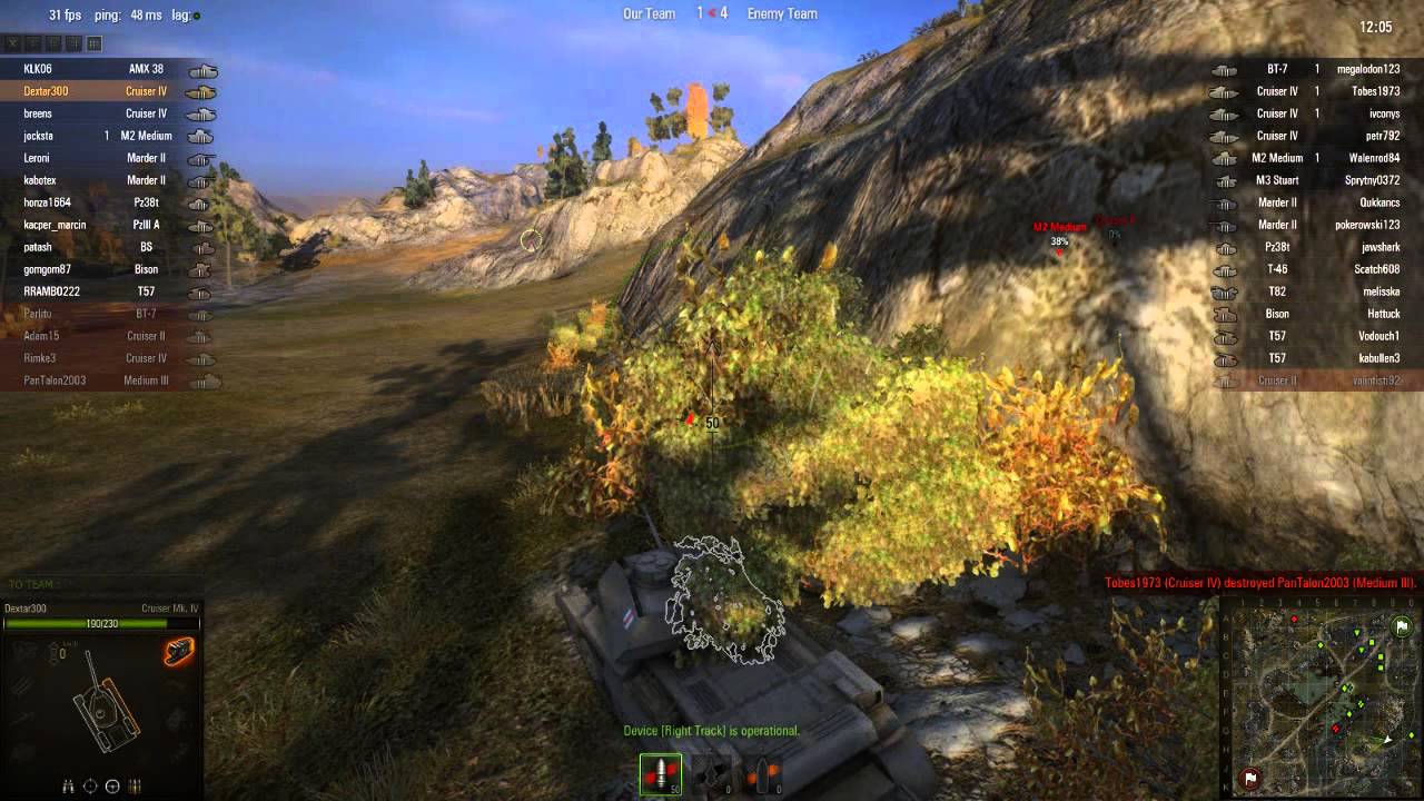 World of Tanks - Cruiser 2 Vs Cruiser 4 Comparison and gameplay & a ...