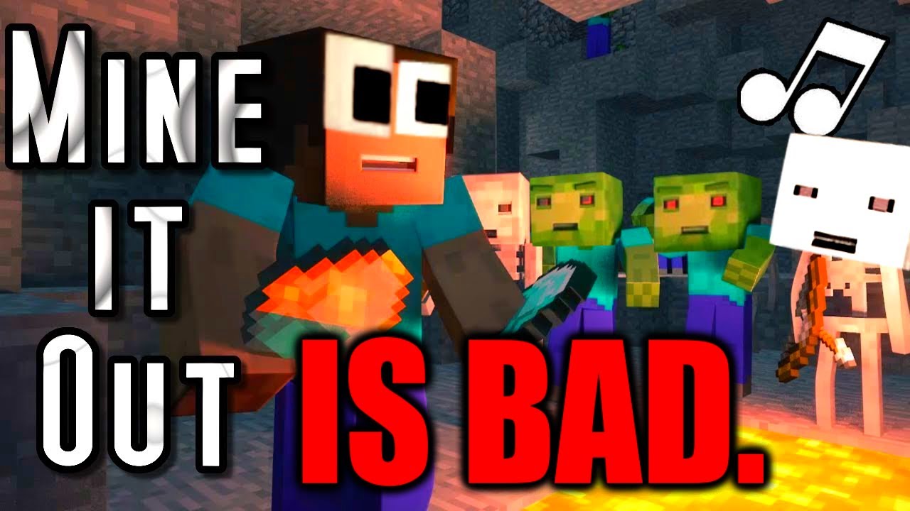 Reacting To Cringy Minecraft Songs. - YouTube