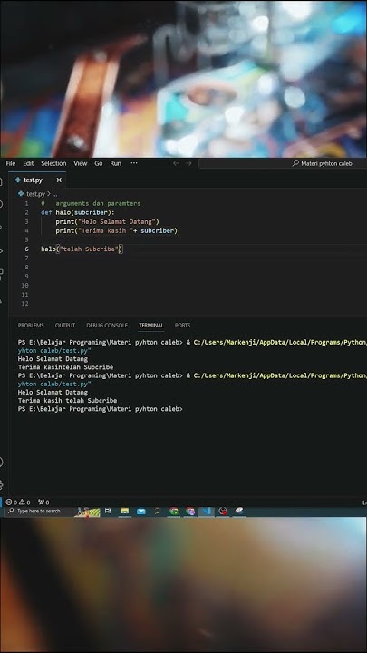 Tutorial Python: Memahami Argument dalam Fungsi! #PythonTutorial # ...