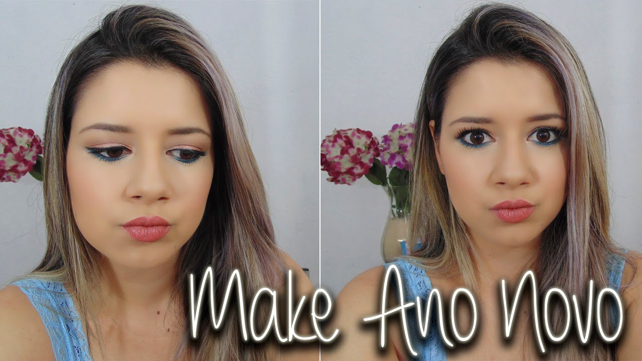Maquiagem para o ano novo - YouTube
