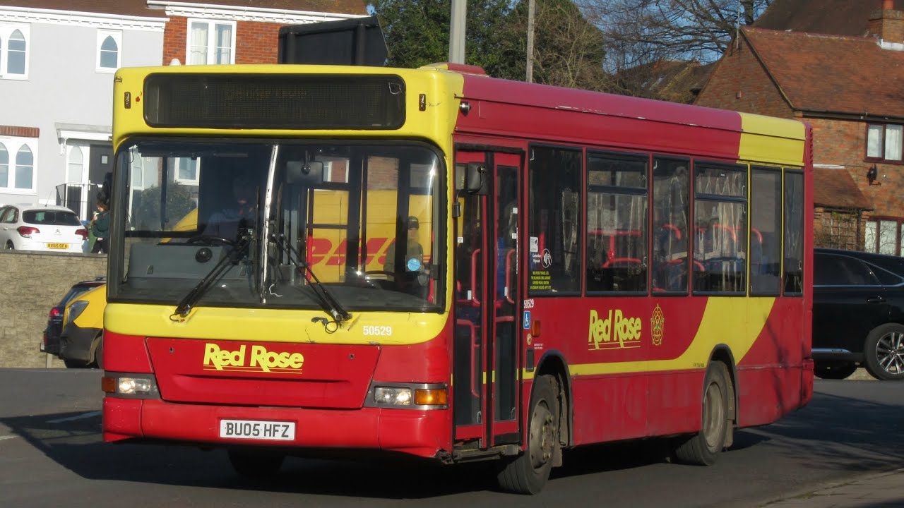 (Revived!) BU05 HFZ | Red Rose | Dennis Dart Plaxton Pointer | 10 ...