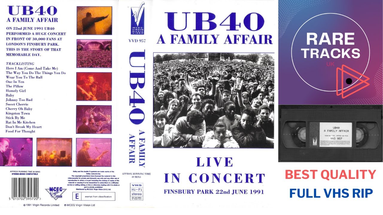 UB40 - Family Affair - Live at Finsbury Park 1991 - FULL VHS RIP *BEST ...