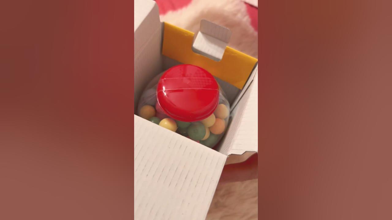 🎉unboxing red gumball #asmr #shorts #trending #algorithm #satisfying #viral #gumball #bubblegum ...