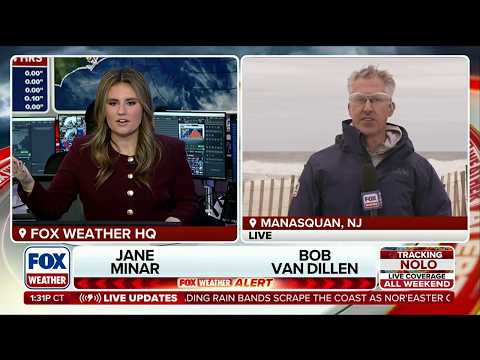 Evacuations Issued on the Jersey Shore as Nor’easter Charges Up East Coast