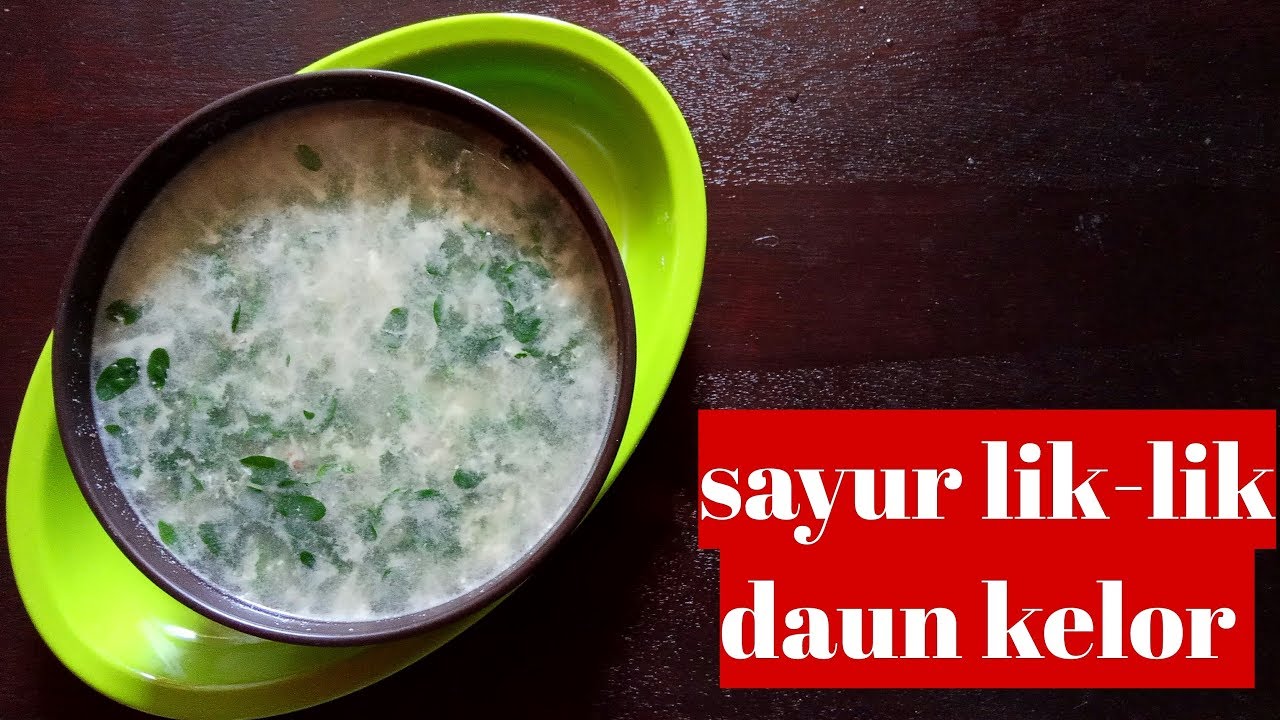 SAYUR LIKLIK DAUN KELOR - YouTube